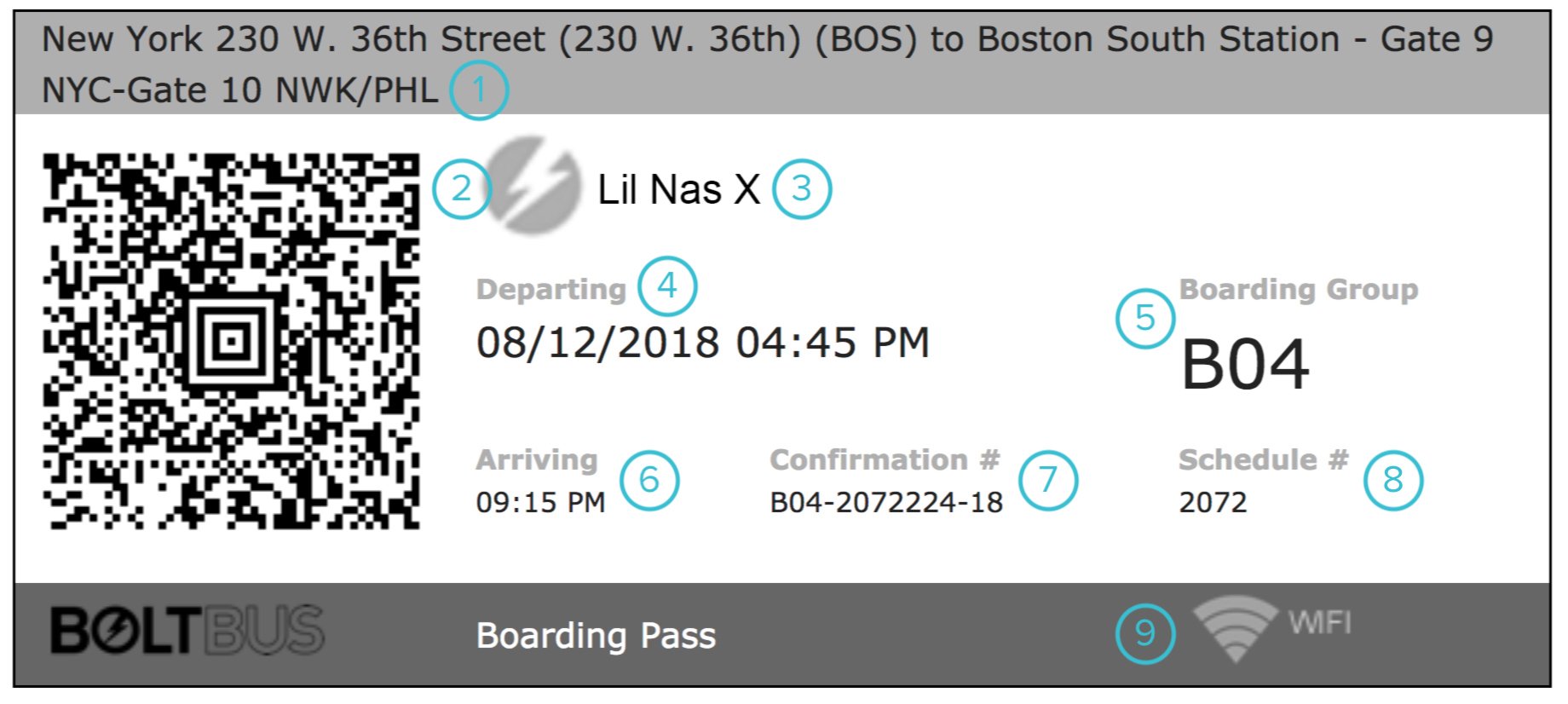 How to Read Your BoltBus Ticket - Wanderu